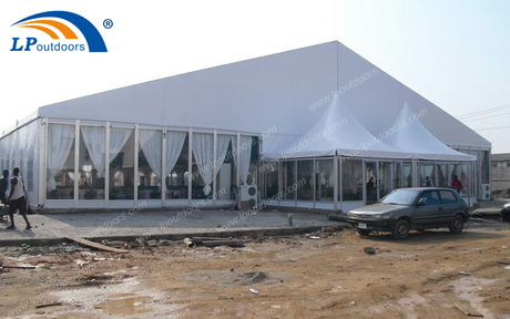 Let Outdoor Aluminum PVC Temporary Event Tent With Glass Wall Help You ...